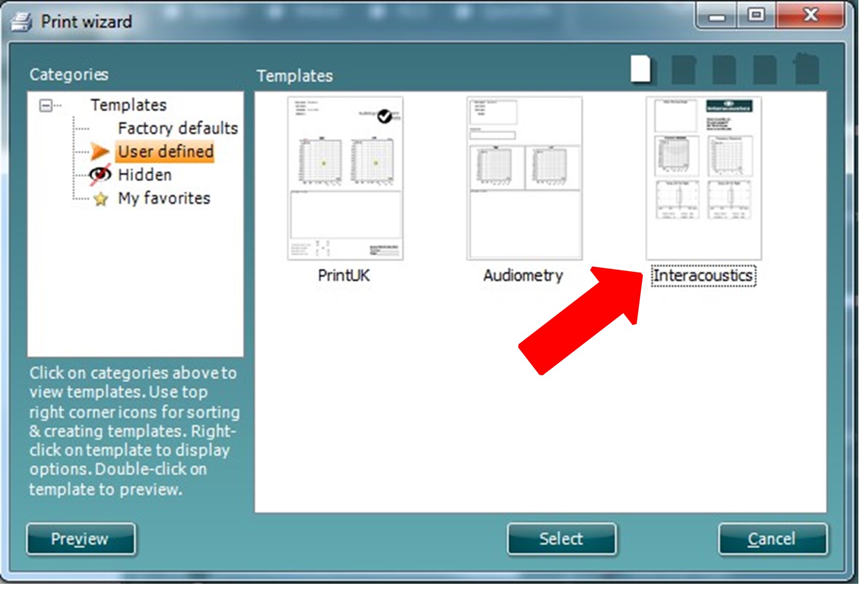 Affinity Compact | Customized Printout Setup | Interacoustics
